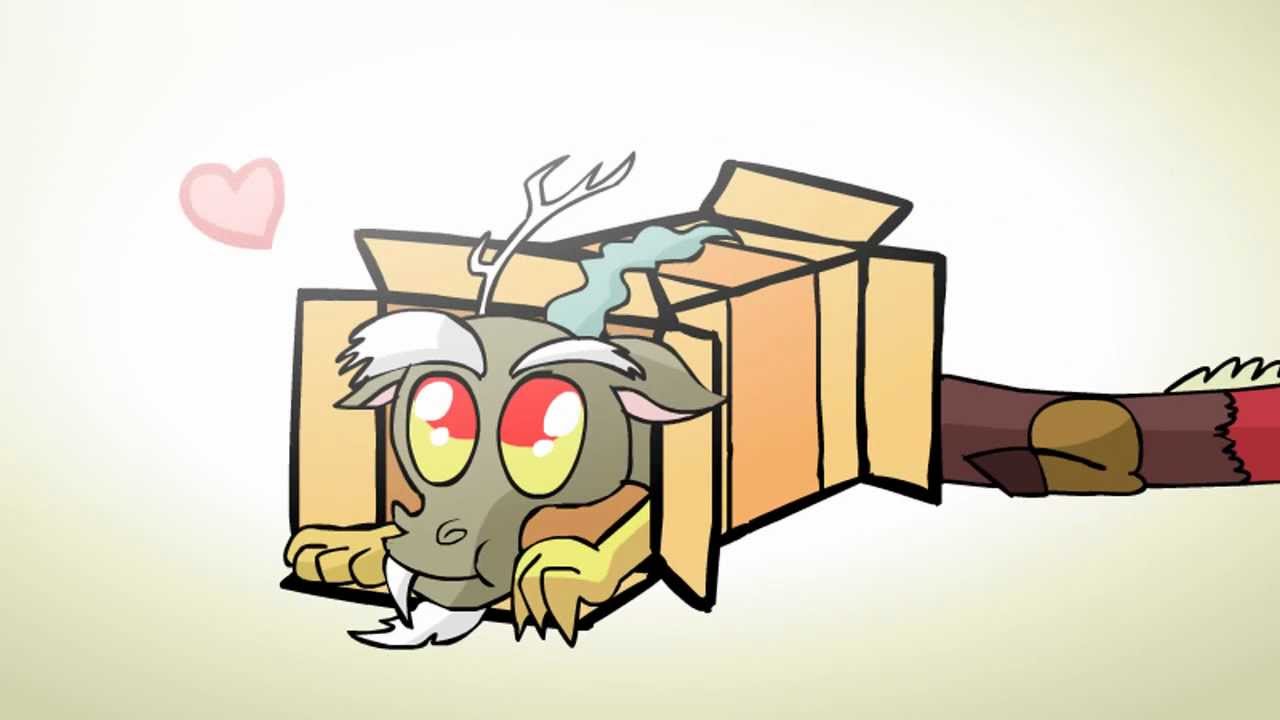 Ponies sliding into a box (cute) - YouTube