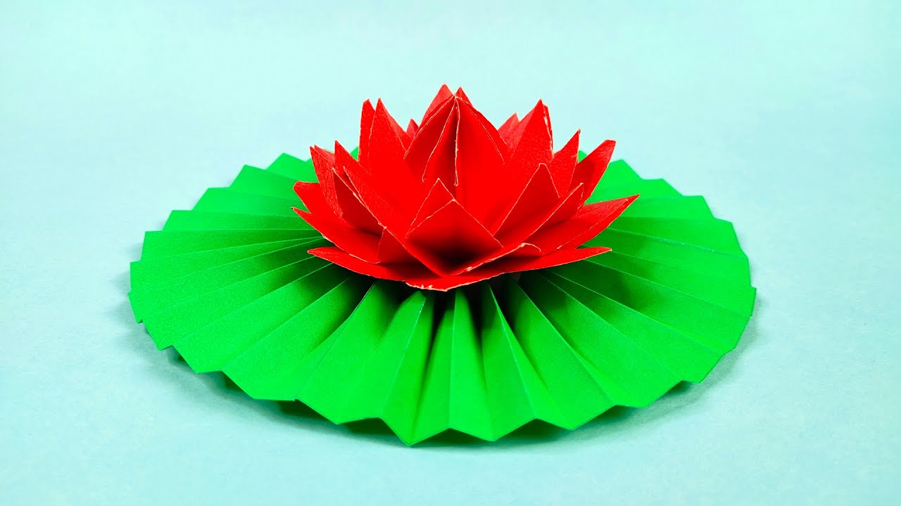 How To Make Lotus Flower Lotus Flower Paper Craft Craft Train YouTube how-to-make-lotus-flower-lotus-flower-paper-craft-craft-train-youtube