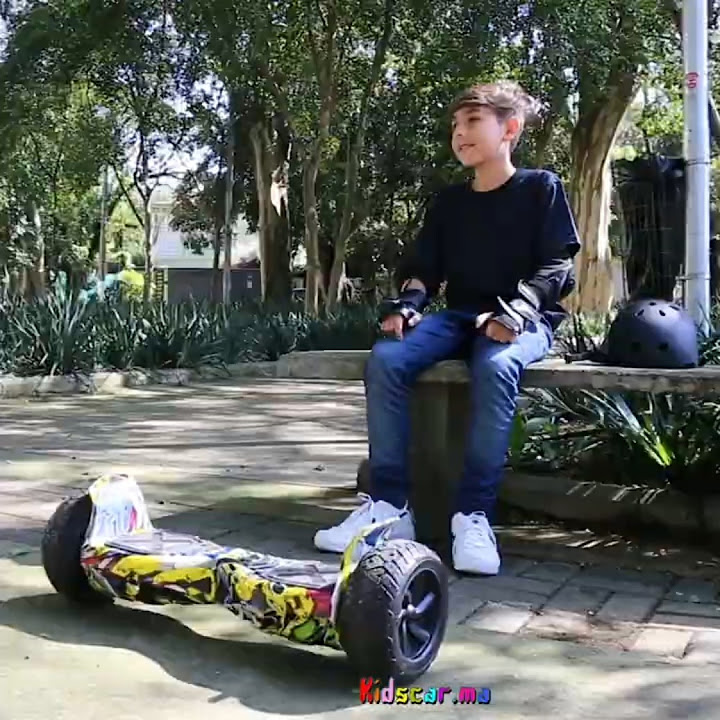 Hoverboard Tout terrain 4×4 Graffiti - YouTube