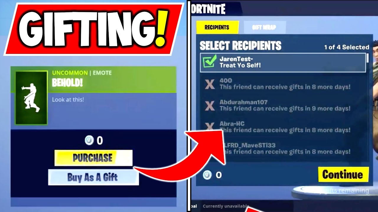 *NEW* GIFTING SYSTEM GAMEPLAY in Fortnite SEASON 6 + Release Date! (How ...