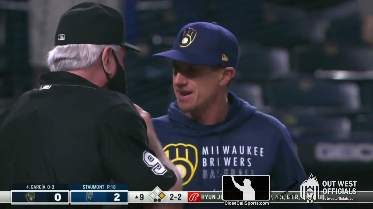 Ejections 046-47 - Brian Gorman Ejects Milwaukee's Avisail Garcia & Craig Counsell After Strike ...