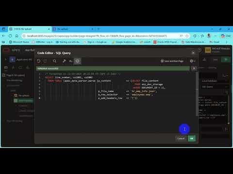 Oracle APEX APEX DATA PARSER Example Read Excel, CSV, or JSON Files Easily part 7 - YouTube