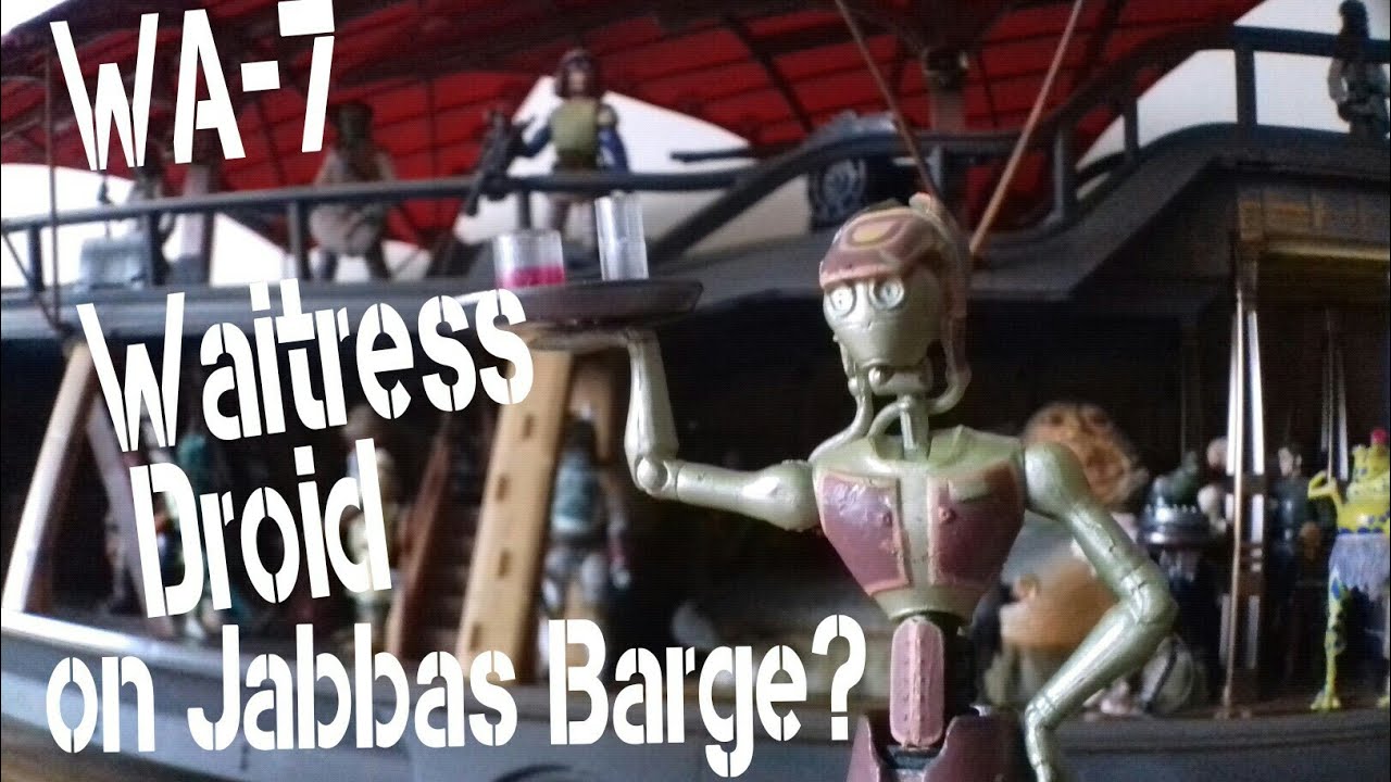 Would Jabba use a WA-7 Waitress Droid on his Sail Barge? - YouTube
