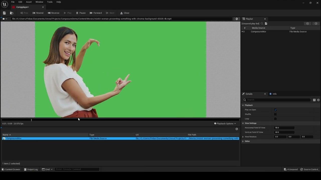 How to set-up your media input to Unreal Engine Composure: Beginners Guide - YouTube