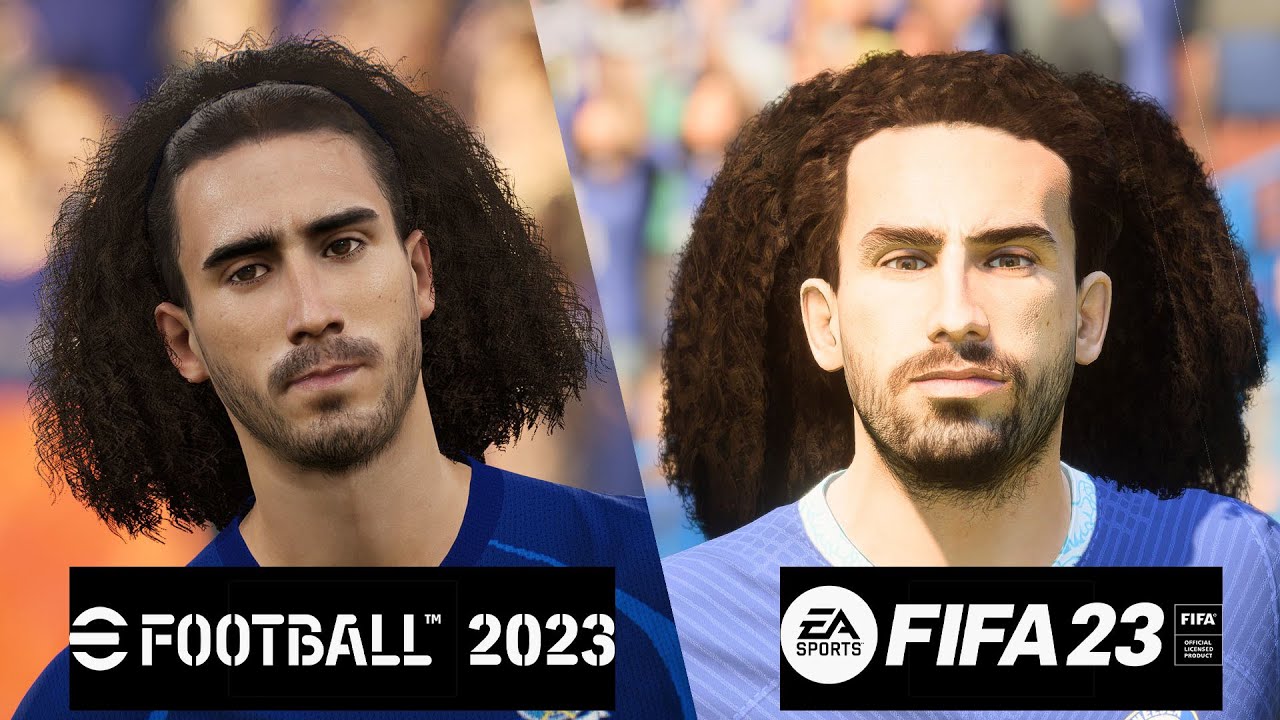 FIFA 23 vs eFootball 2023 | Chelsea Player Faces Comparison | Fifa 23 ...