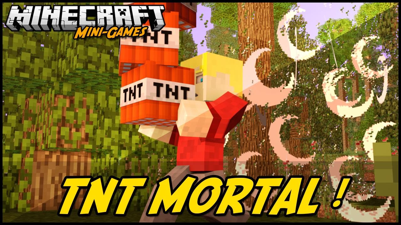 MINECRAFT: TNT MORTAL! (Mini-Game) - YouTube