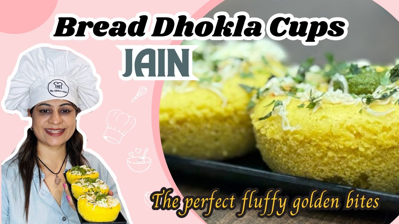 Jain bread Dhokla Cups | Jain recipe | Jain snacks | By Ruchi Shah # ...