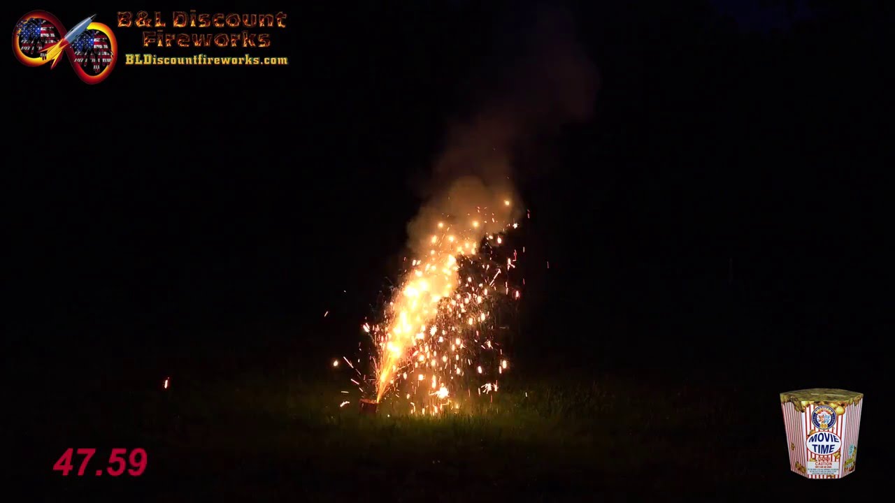 Brothers Pyrotechnics Movie Time Fountain - YouTube