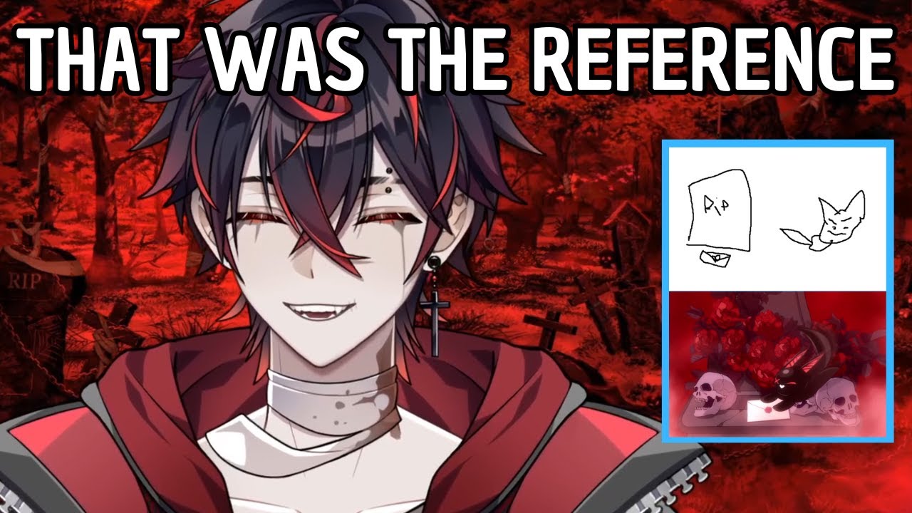 Kuro Shows The "Concept art" He Sent for His Vshojo Teaser - YouTube