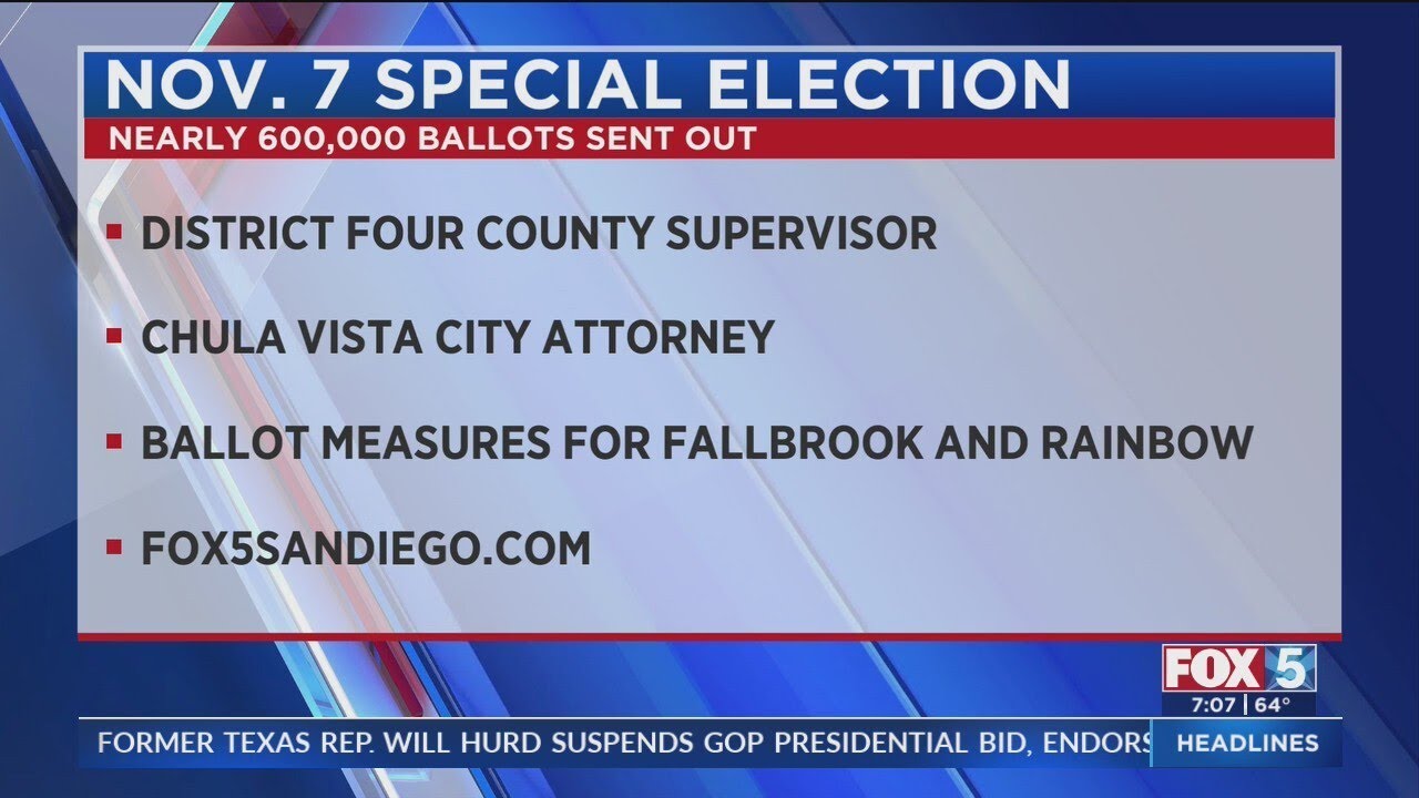 Ballots Sent Out For Nov. 7 Election - YouTube
