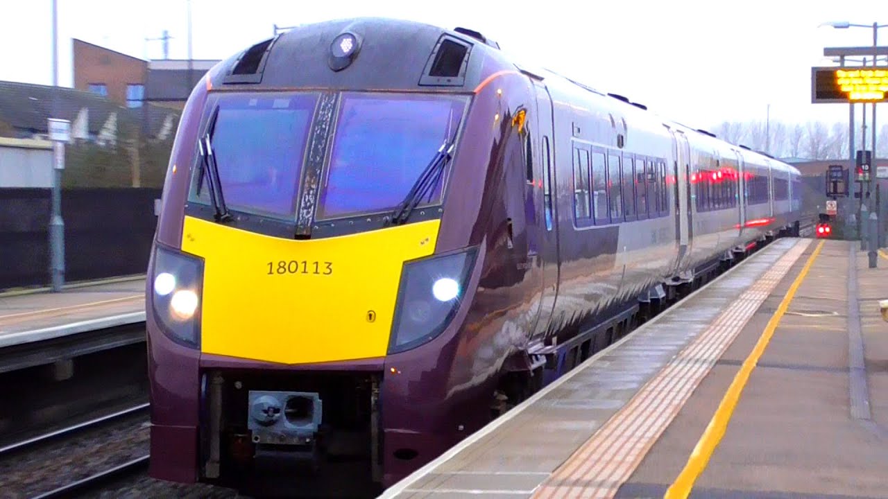 East Midlands Railway (EMR) Class 180 (180113) On Test at Loughborough ...