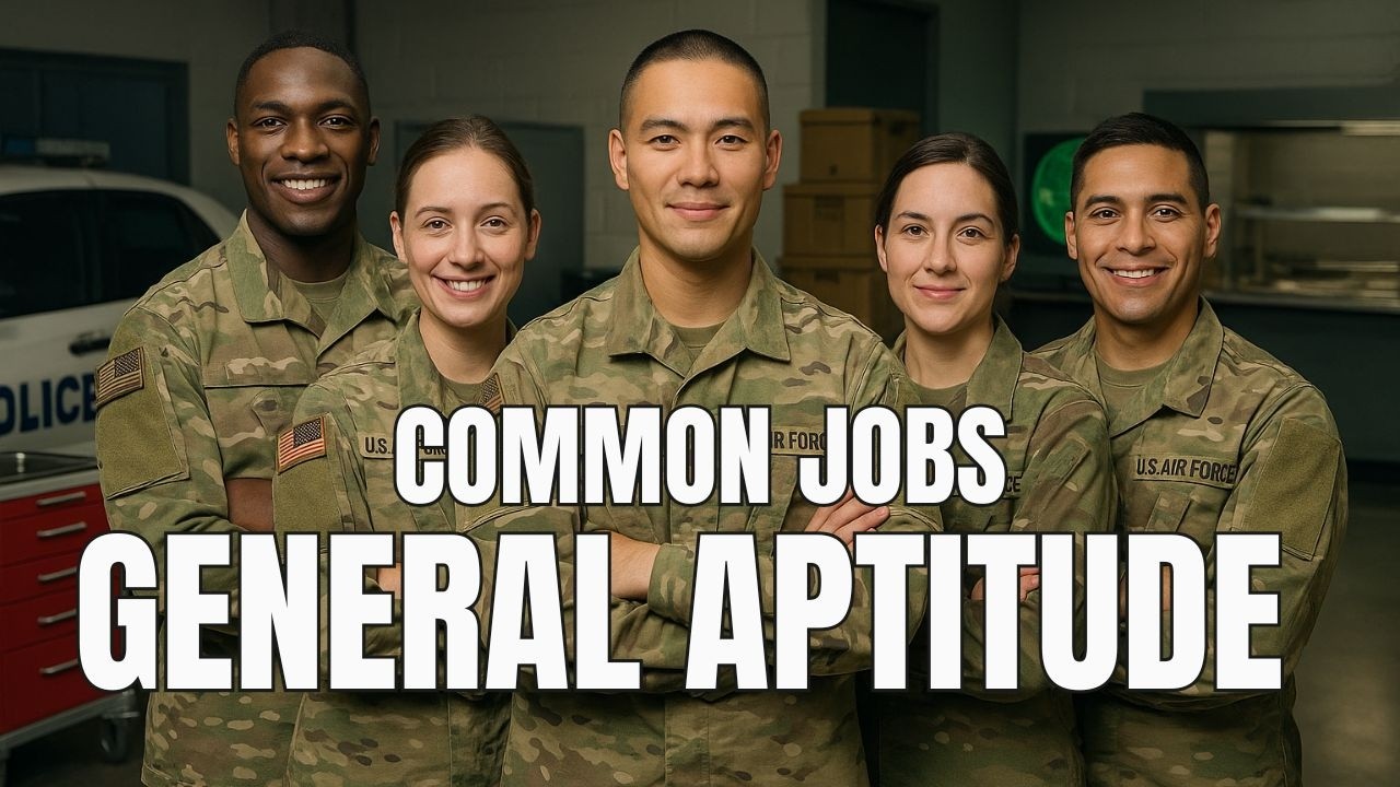 5 Most Common Air Force Jobs (General Aptitude) - YouTube