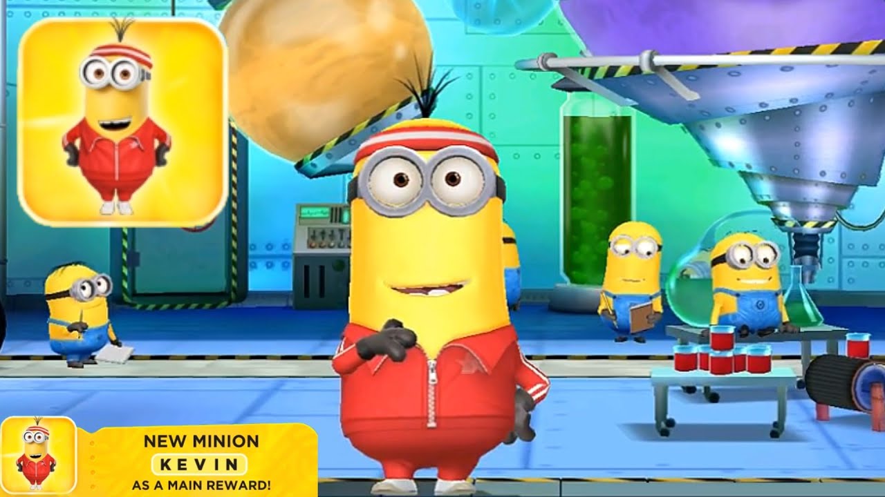 Sporty Kevin Minion rush NEW minion KEVIN THE RISE OF GRU GIFT gameplay ...