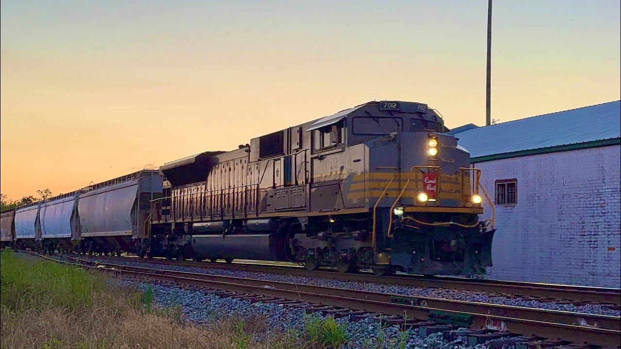 CP Heritage unit! CSX B218-01 with CP SD70ACU 7012 leading with an ...