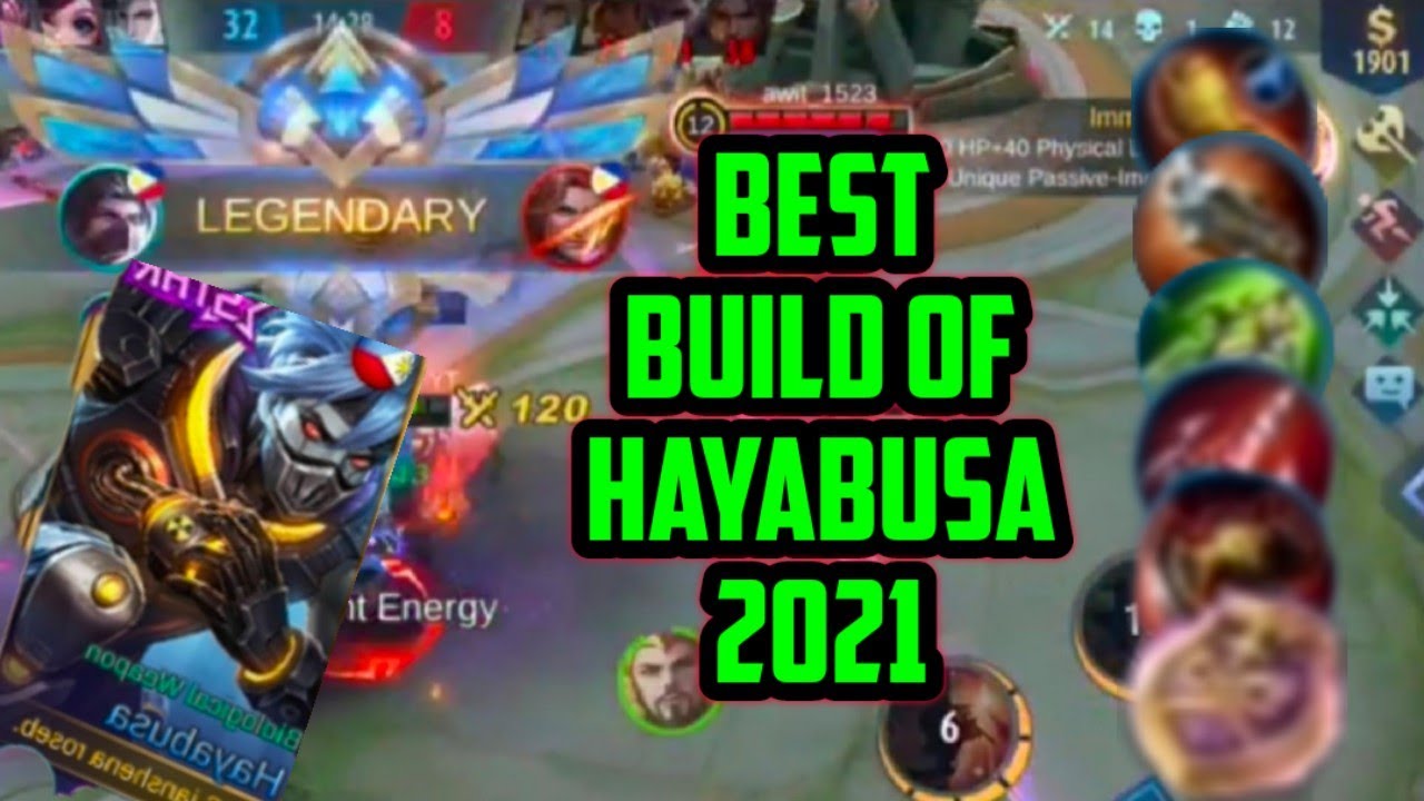 Best build of Hayabusa 2021+I've meets new hero Aamon//Race to Mvp ...