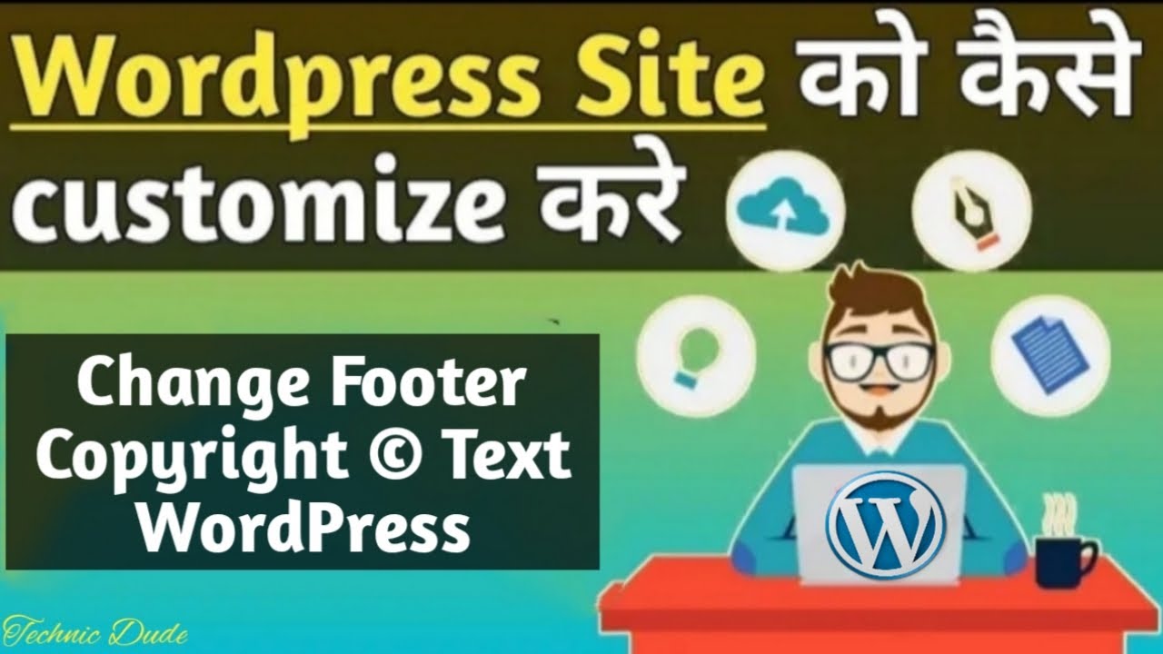 How To Change Footer Copyright Text In WordPress Remove Footer Credit YouTube How To Change Footer Copyright Text In WordPress Remove Footer Credit YouTube