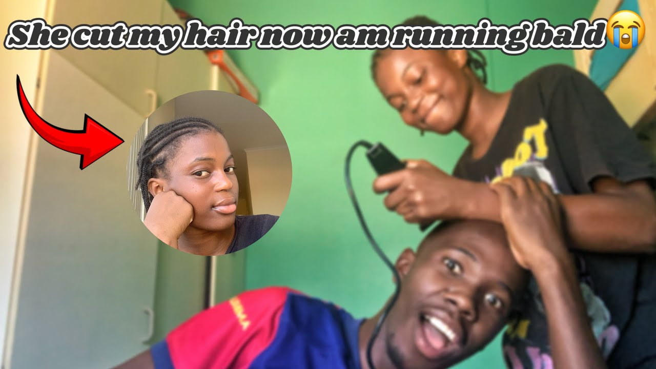 My Homie Cut My hair,Now Am Bald…💀😭 - YouTube