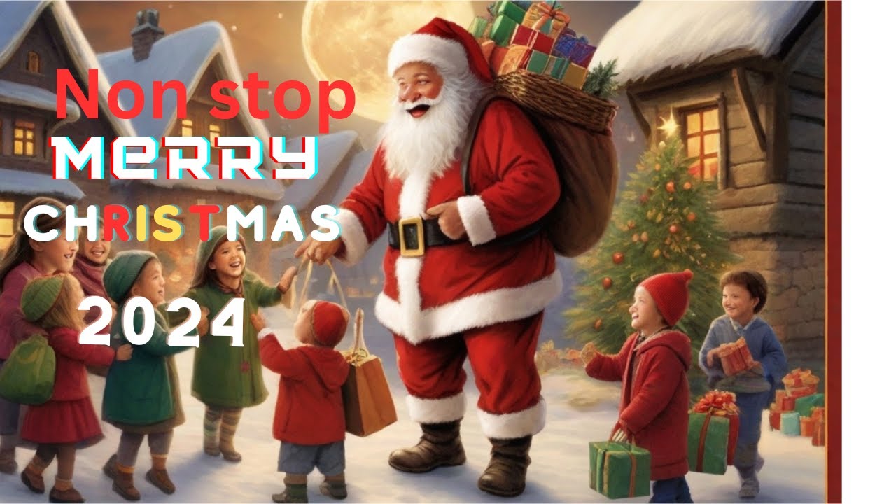 Father Christmas joyfully distributing gifts to children. - YouTube