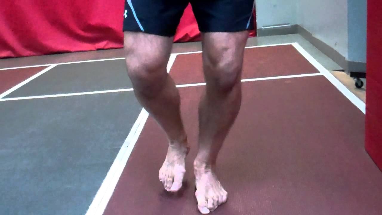 Single Leg Knee Bend - YouTube