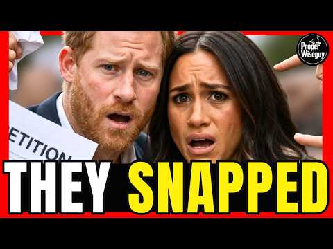 Harry & Meghan’s FRAGILE EGO on Full Display - POOP SCANDAL & 35K Signatures… They SNAPPED?!