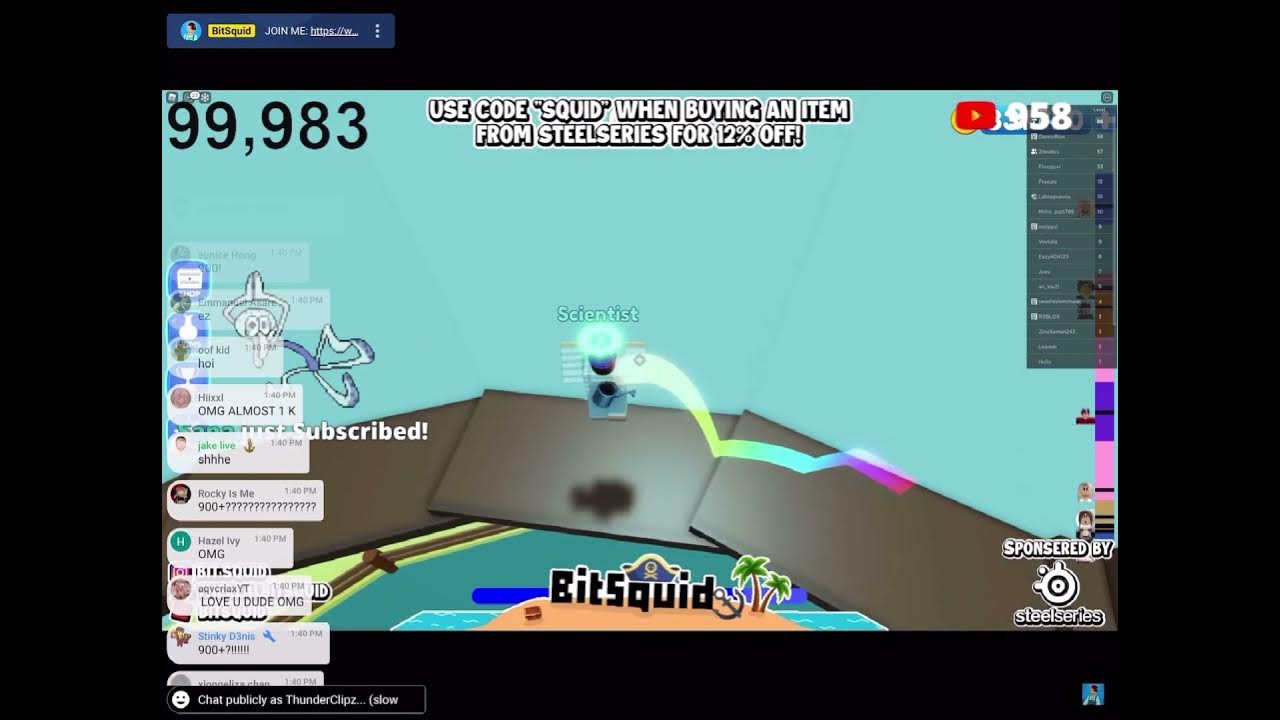 BitSquid Hits 100k Live - YouTube