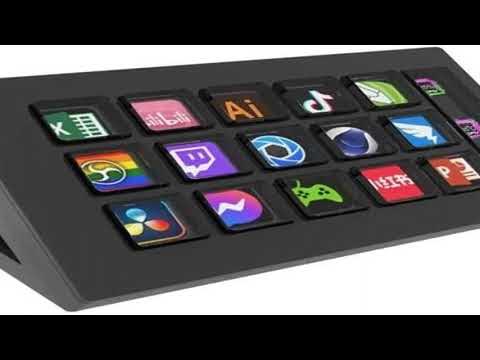 Stream Deck Mini Visual Keyboard 15Keys StreamDeck LCD Button Live Content Creation Controller ...