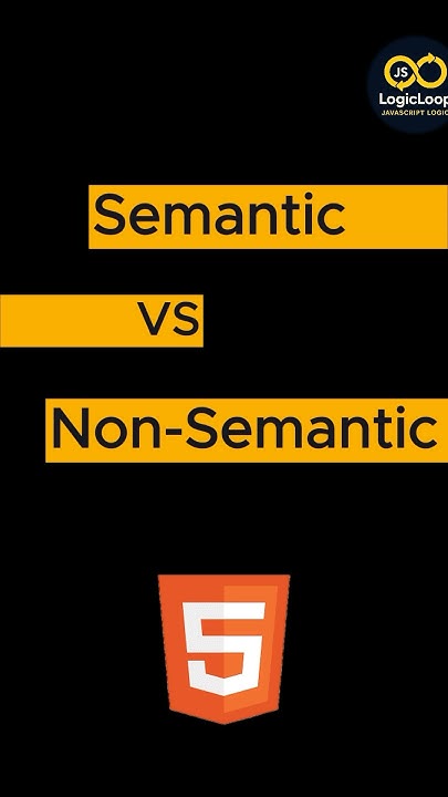 Semantic vs Non-Semantic Tags in HTML | 🔍💡 #htmltags #htmlpro #html - YouTube