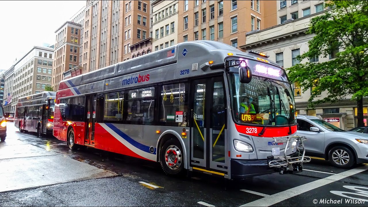 WMATA Metrobus NEW!!! 2020 New Flyer Xcelsior XN40 #3278 On Route 64 ...