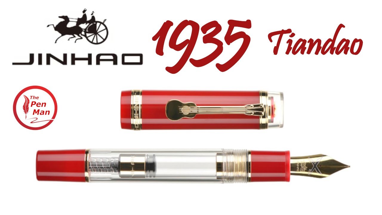 Jinhao 1935 Tiandao Fountain Pen Review, Something a Little Different - YouTube