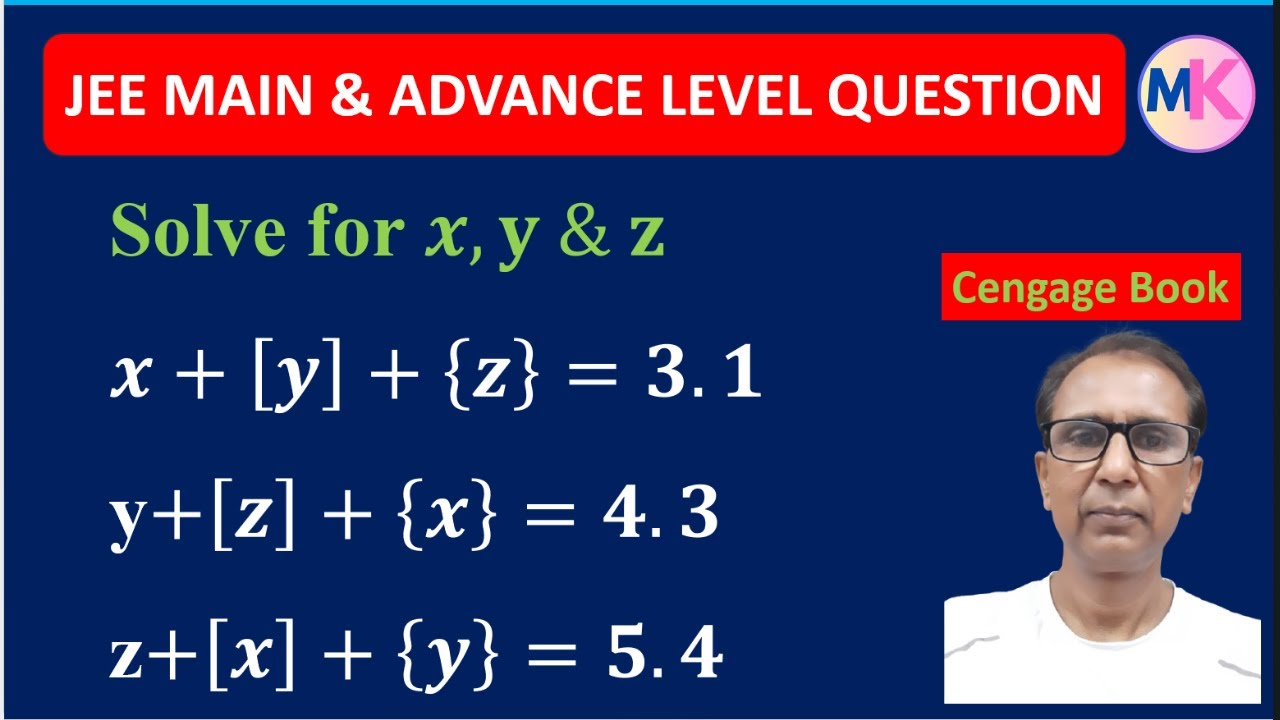 Maths JEE Main and Advance Level Question Cengage #jeemainmaths # ...