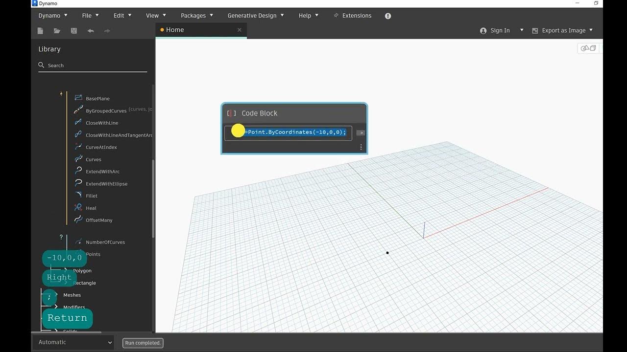Dynamo Series 103-1: Mastering Polycurves/Polyline and Polygons with Dynamo Code Block - YouTube