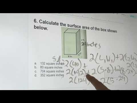 IAR Math Practice Chapter 4 Lesson 2 Problem 6 Surface Area & Volume ...