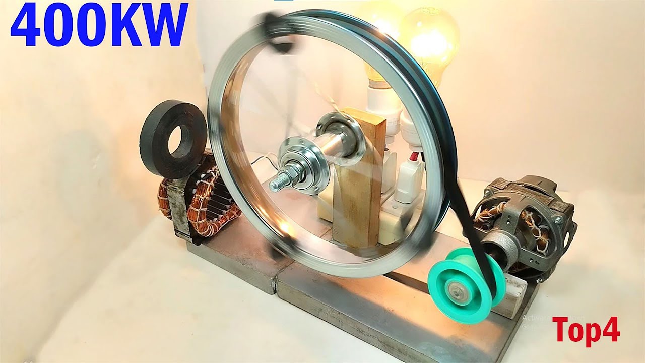 How to Make Most Powerful Top4 Free Energy Electricity At Home I ...