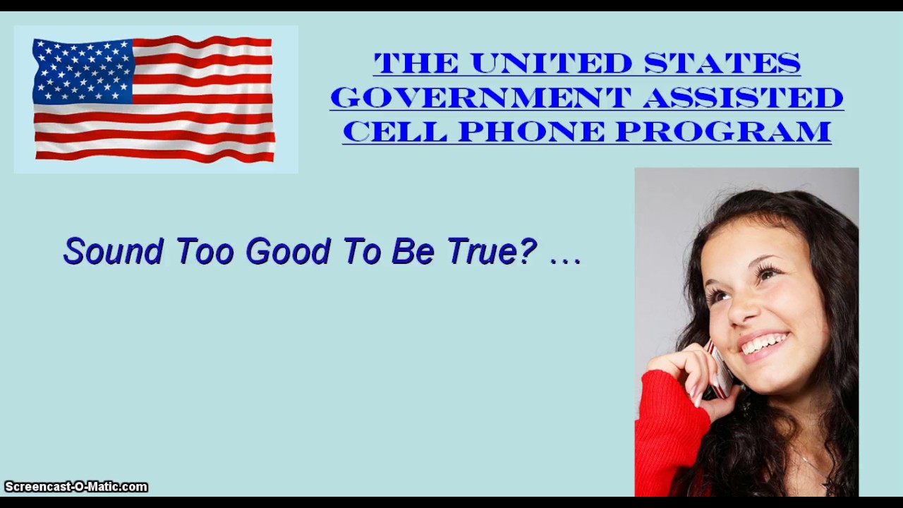Obama Free Cell Phone Plan - YouTube