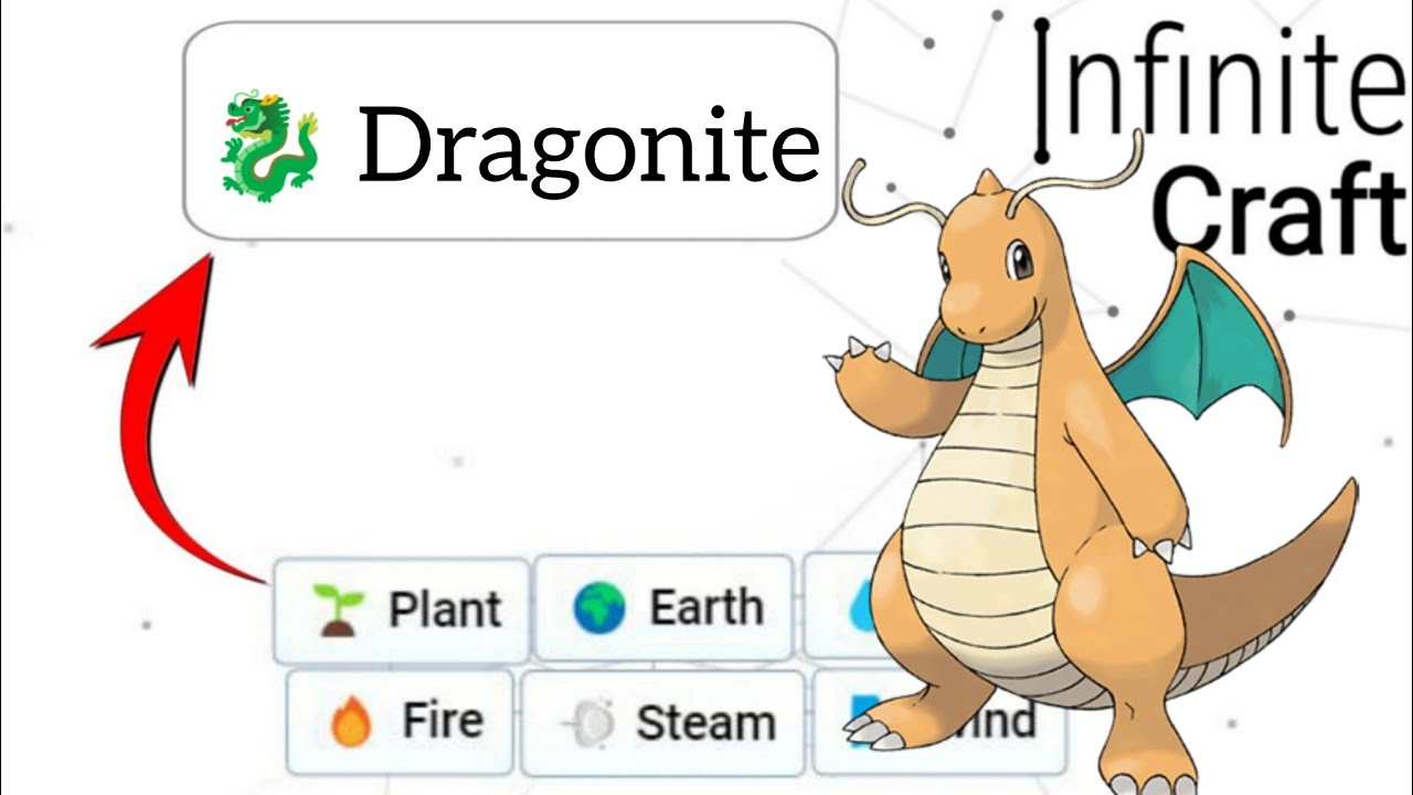 How to make Dragonite in infinite craft | infinity craft - YouTube