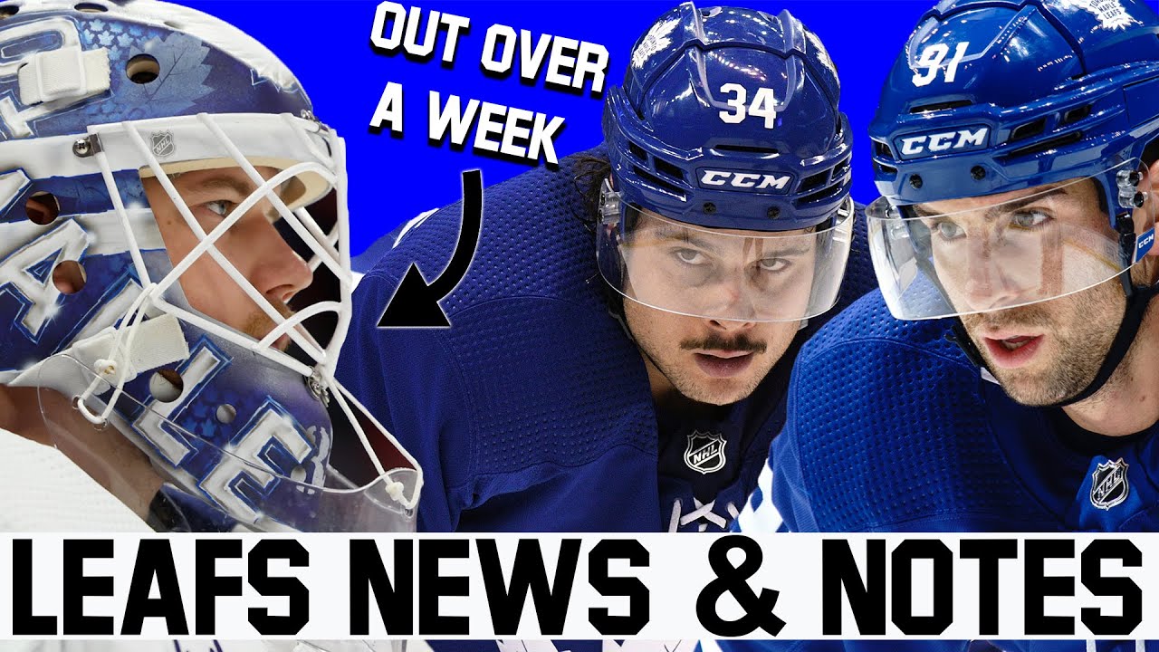 Toronto Maple Leafs News & Notes: Samsonov Injury, Matthews & Marner ...