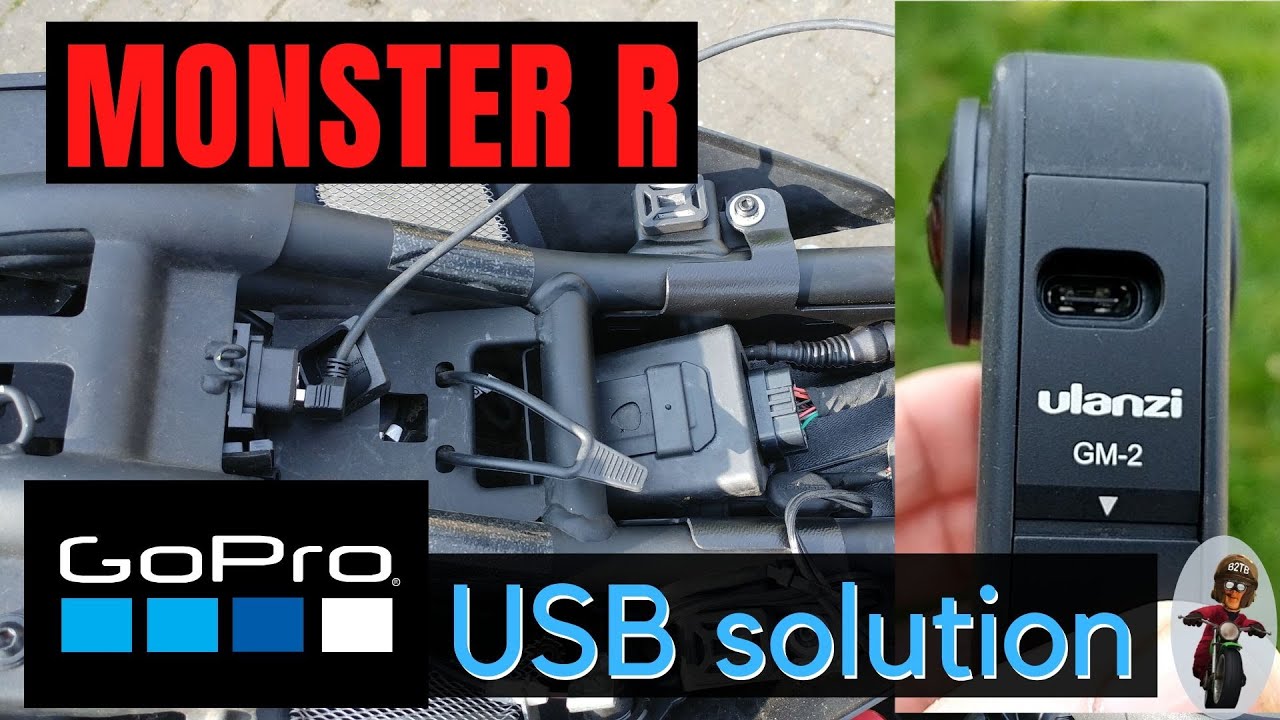 GoPro Max USB Power - Ducati Monster - YouTube