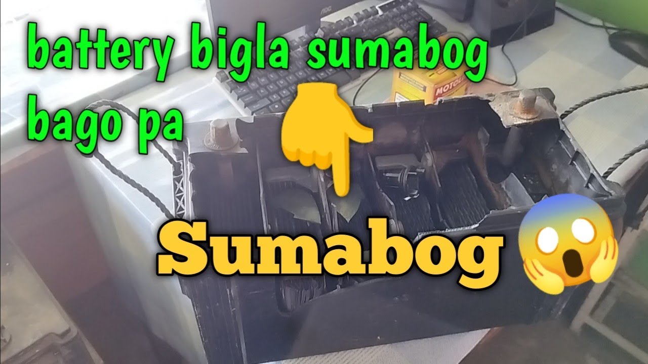 Sumabog ang battery bago palang @BATTERYPH - YouTube