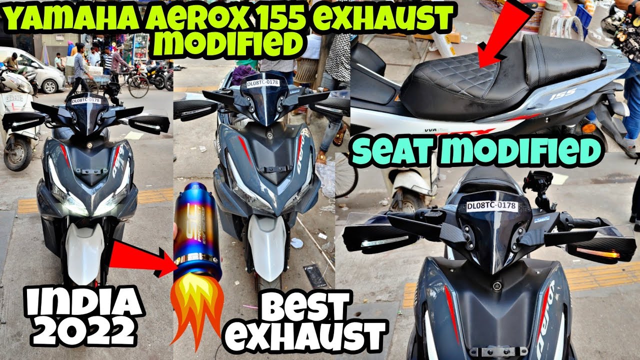 yamaha aerox155 exhaust modified | aerox 155 best seat | aerox ...