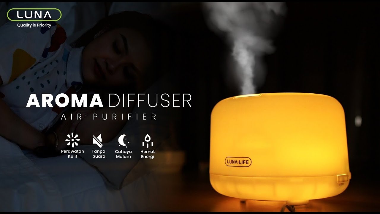 AROMA DIFFUSER HUMIDIFIER LUNA | Official Product Video - YouTube