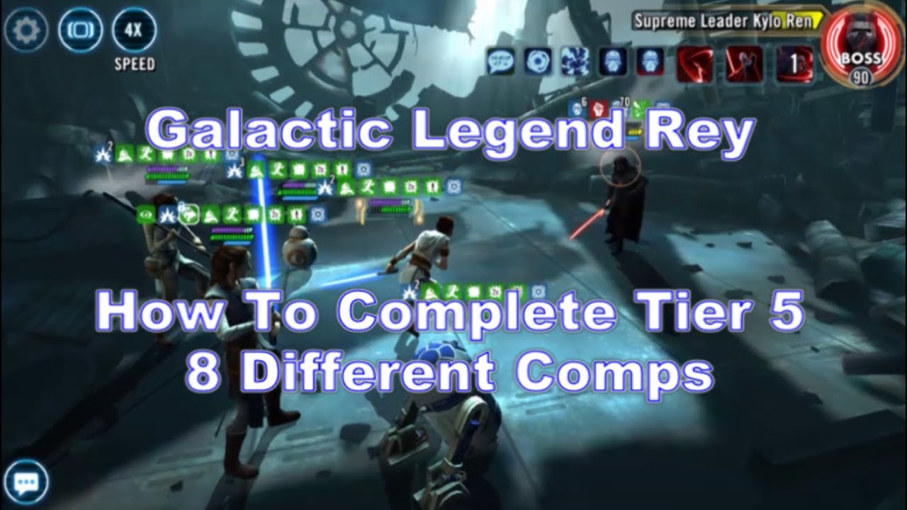 Galactic Legend Rey: How To Complete Tier 5 With Ease | Here's 8 ...
