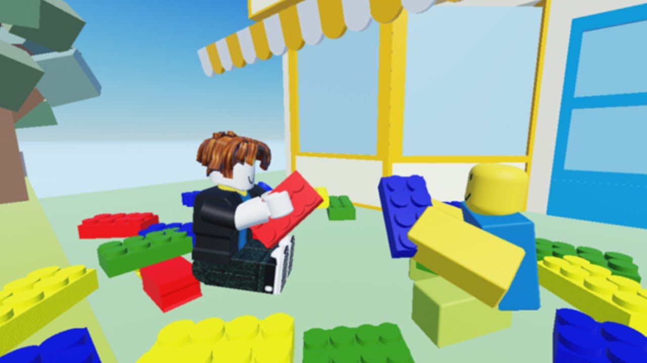 Je fais des lego !!! (ROBLOX = Building Blocks Simulator) - YouTube