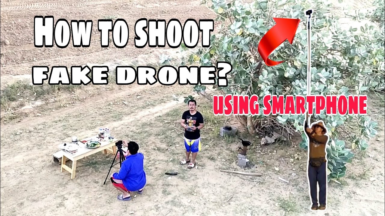 How to shoot fake drone using smartphone - YouTube