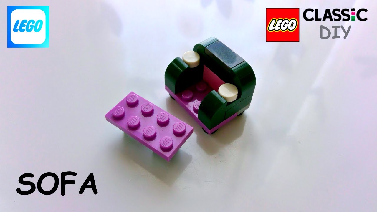 Lego Classic DIY Sofa Building Instructions 024 - YouTube