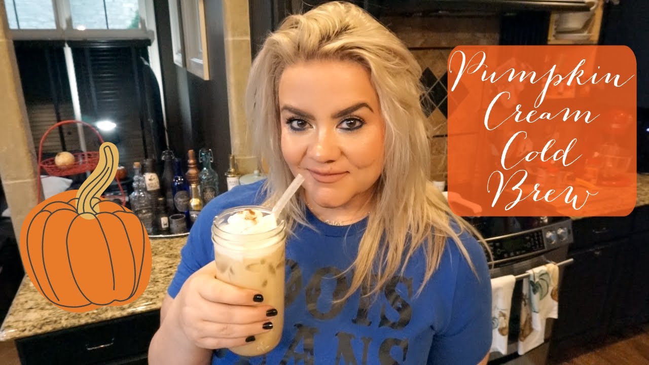 Cooking With Erica | DIY Pumpkin Cream Cold Brew - YouTube