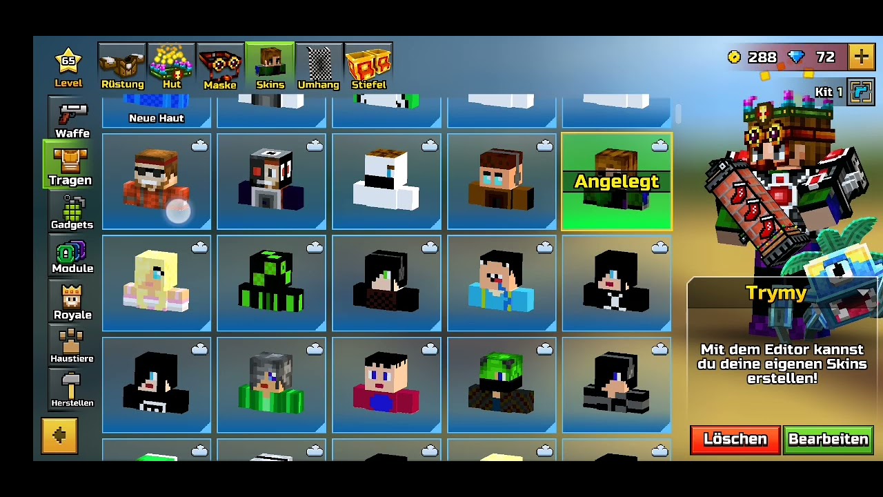 My Pixel Gun 3d Inventory! - YouTube