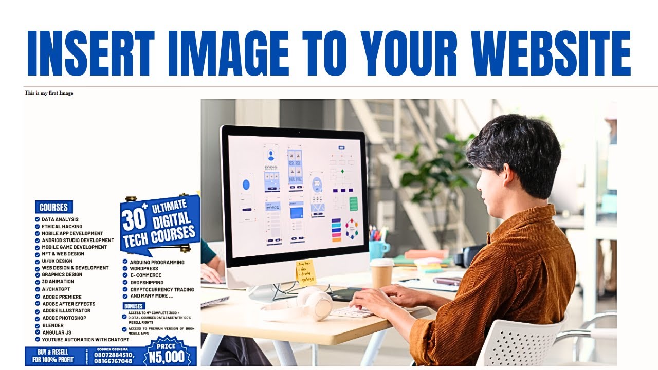 How to Insert Images Using HTML | Learn HTML | Full Course For ...