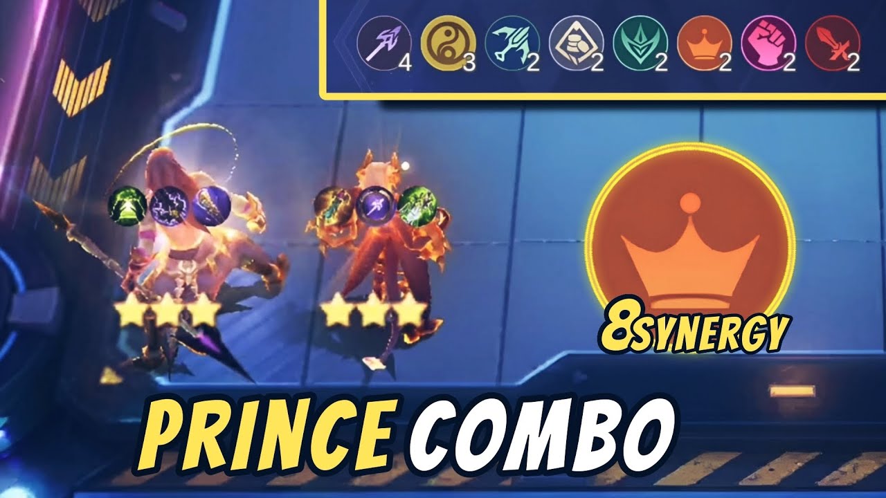 Prince Combo 8 Active Synergy With Eva Skill 1 !! Magic Chess Mobile ...