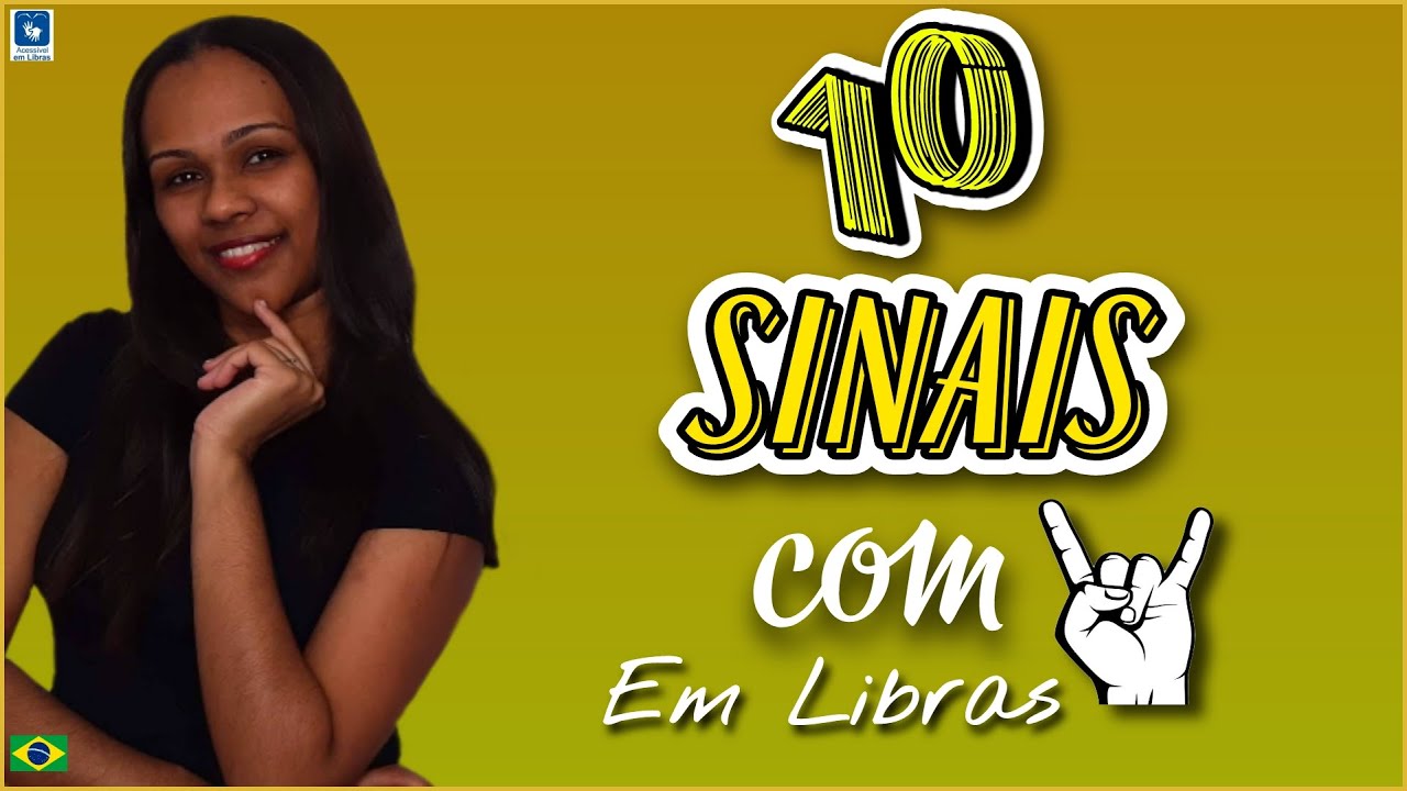 10 Sinais em Libras com a configuração "39" - YouTube