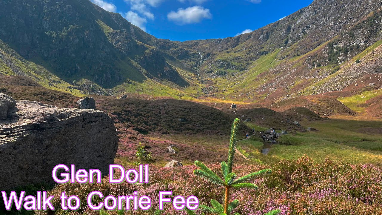 Glen Doll walk to Corrie Fee Cairngorm National Park - YouTube